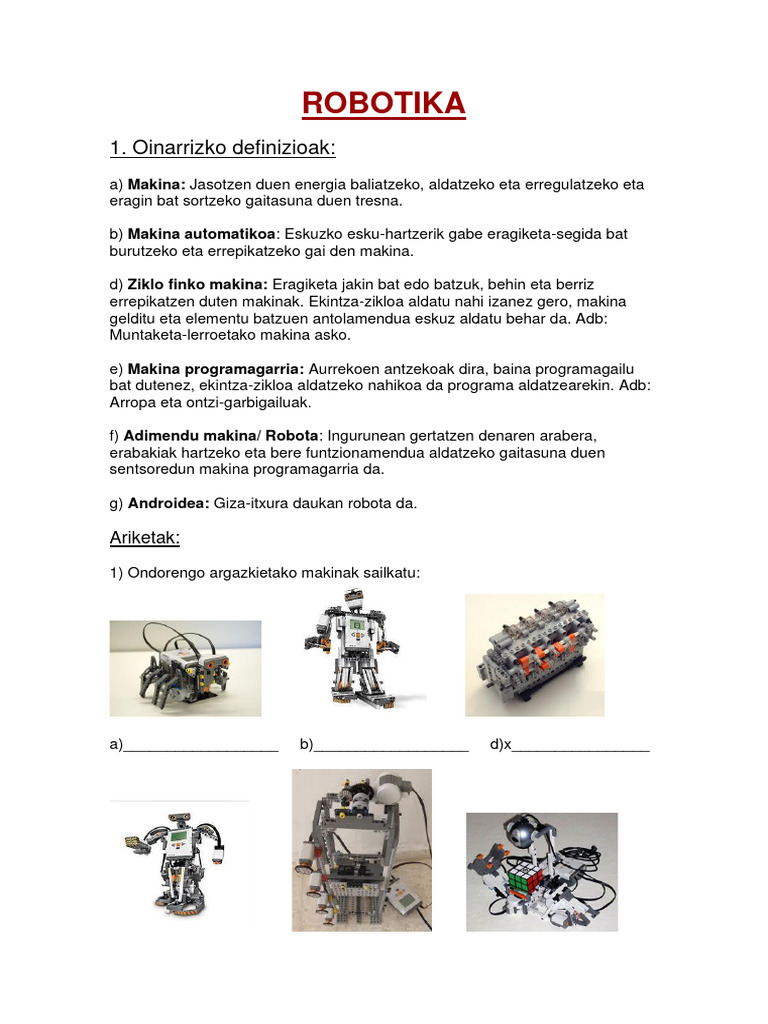 Robotika (Lana) | PDF