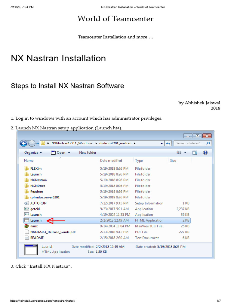 NX Nastran Installation | PDF | Software | System Software