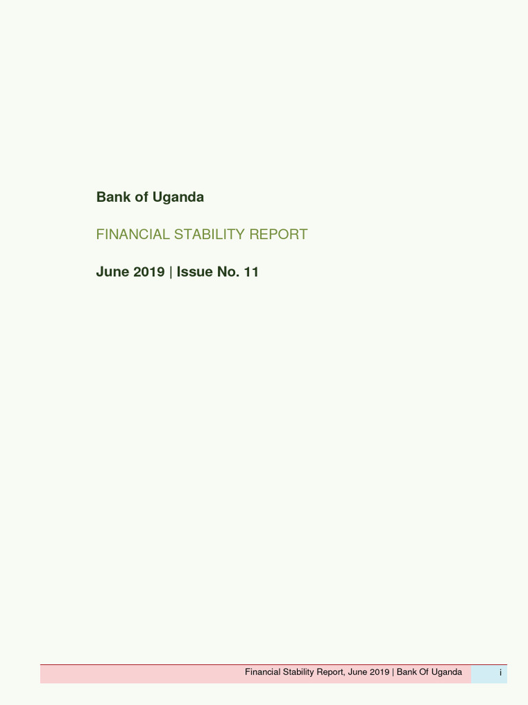 Financial Stability Report June 2019 Final 2 | PDF | Inflation | Fiscal ...