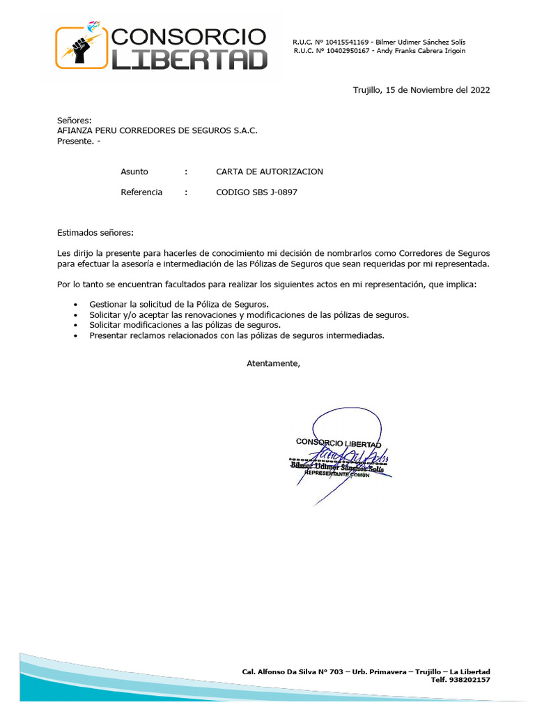 01. CARTA DE NOMBRAMIENTO | PDF