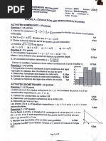 Corrigé Et Barème - Math Bepc - 2023 | PDF
