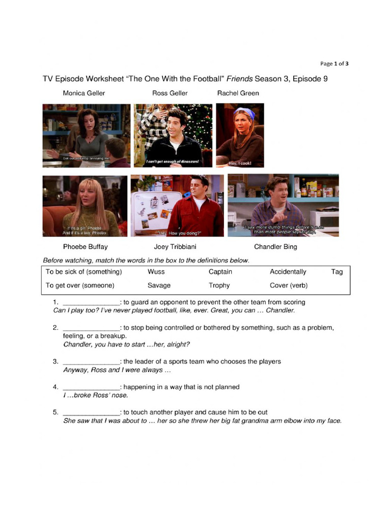 Friends Football | PDF