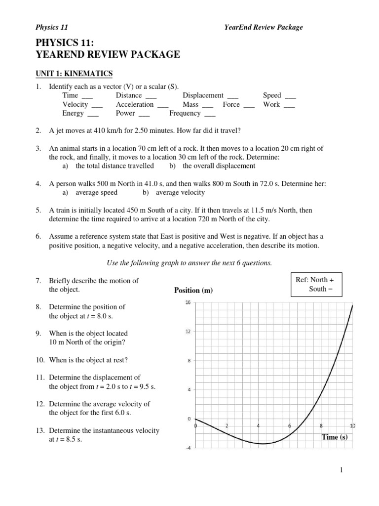 P11 - Review Package | PDF | Force | Velocity