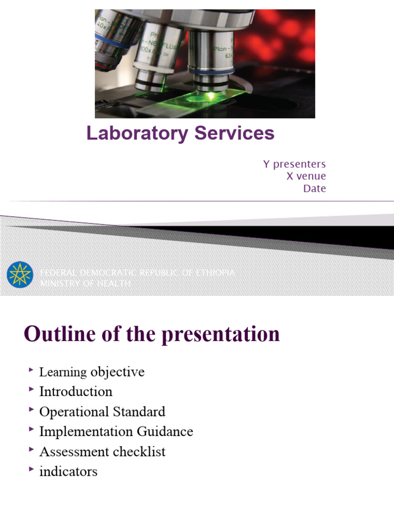 Hospital Laboratory Services Guide | PDF | Laboratories | Quality Assurance