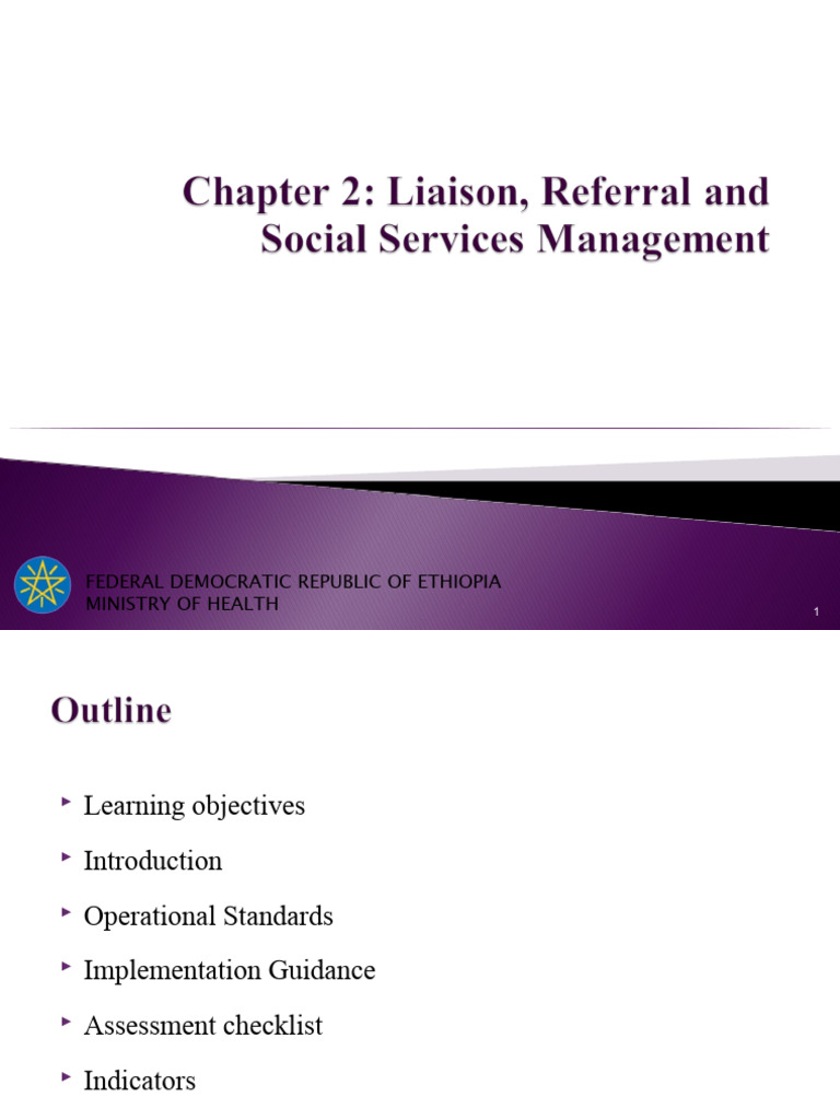 Liaison, Referral and Social Services | PDF | Patient | Hospital