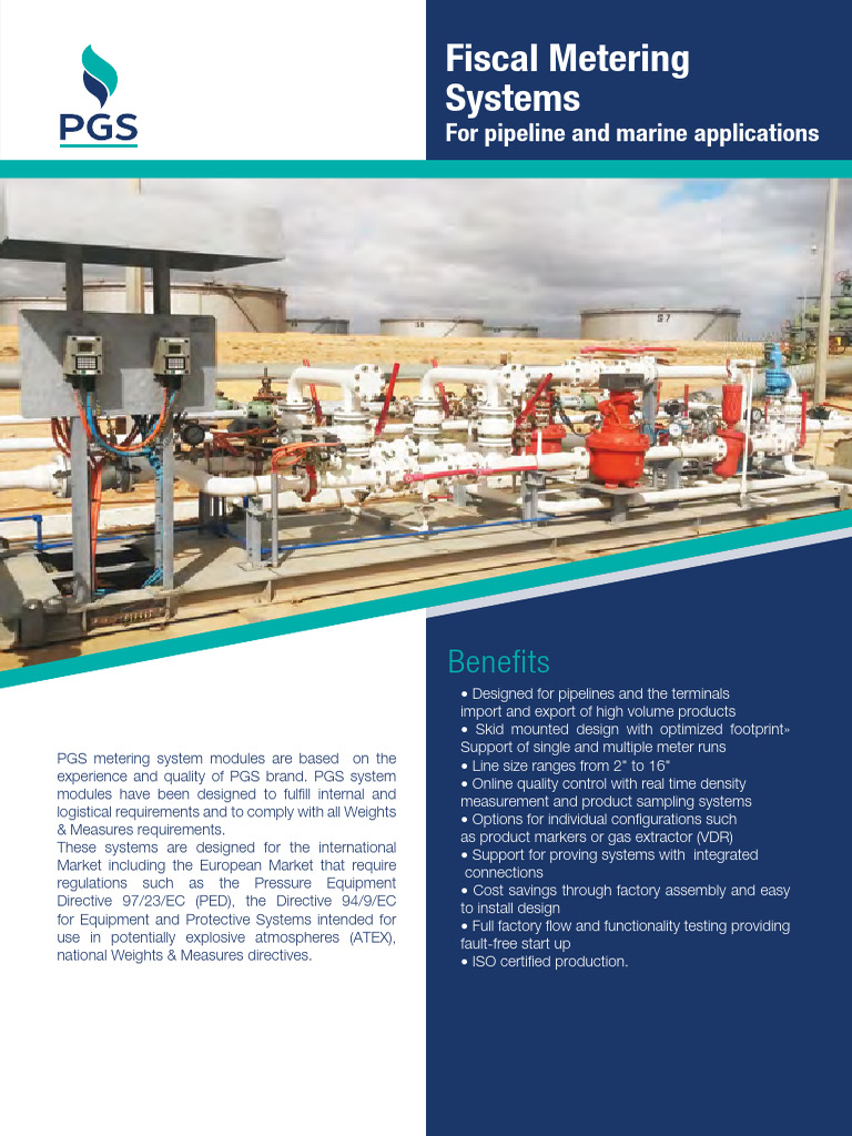 Fiscal-Metering-Systems | PDF | Valve | Flow Measurement