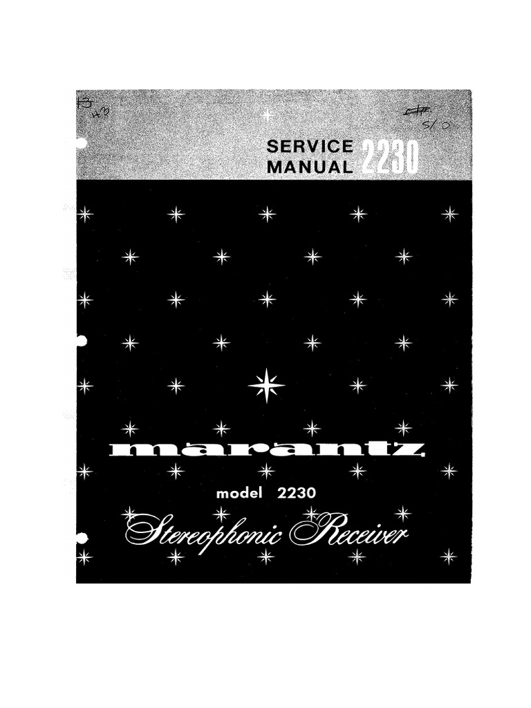 Marantz 2230 | PDF