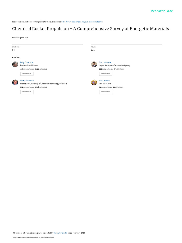 2017 A Springer CH 00 Whole Preface | PDF | Rocket Engine | Rocket