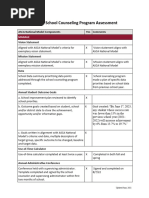 ASCA Self-Care Lesson Plan Template | PDF | School Counselor | Goal