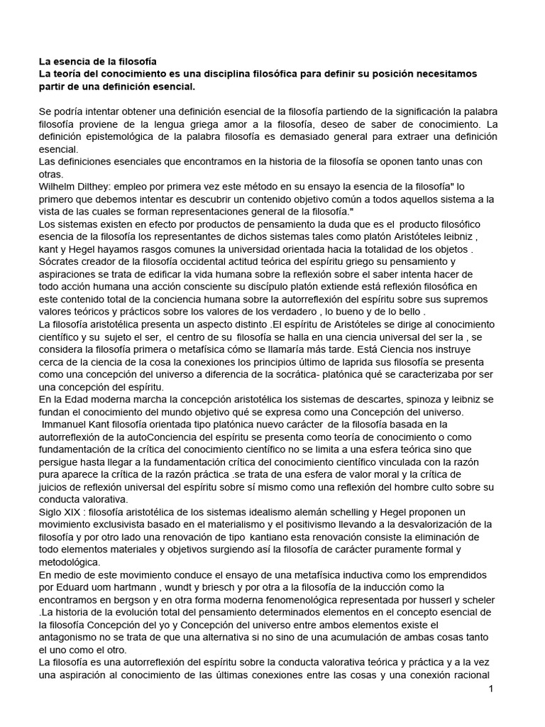 Resumen de Filosofia | PDF | Verdad | Conocimiento