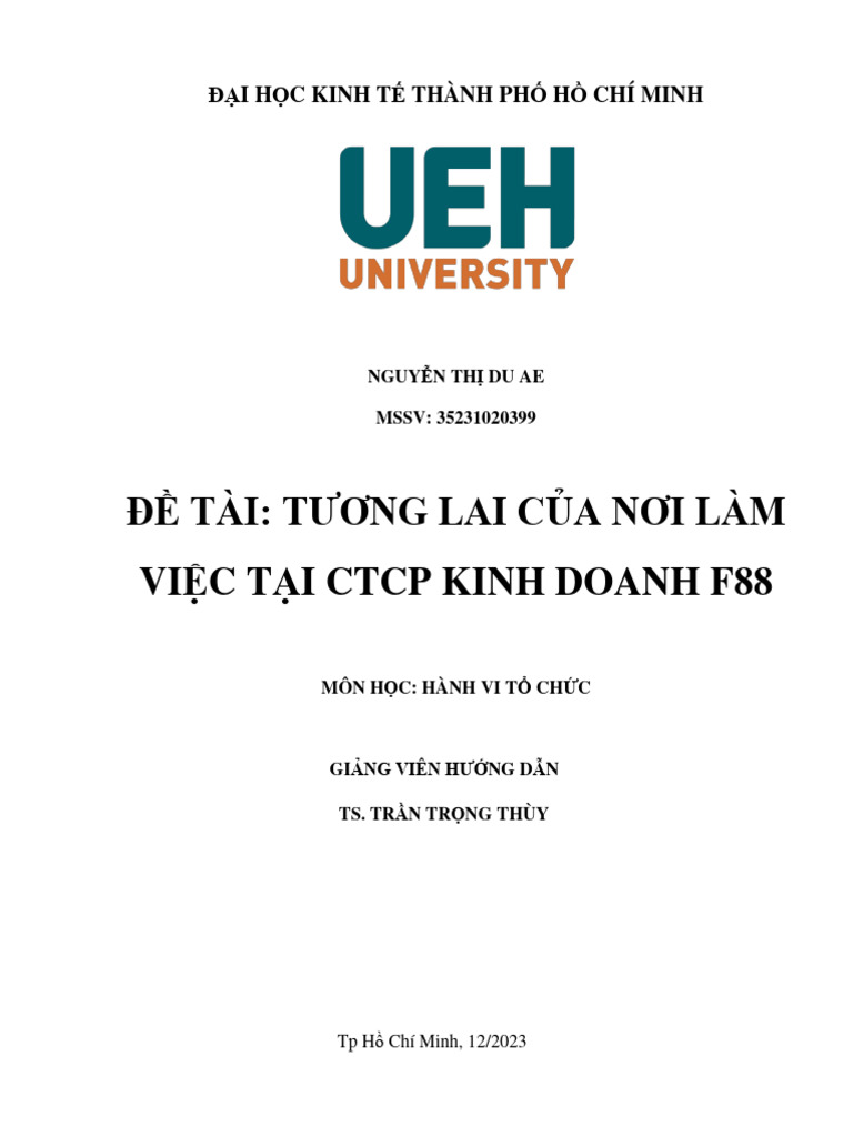 Hành VI T CH C | PDF