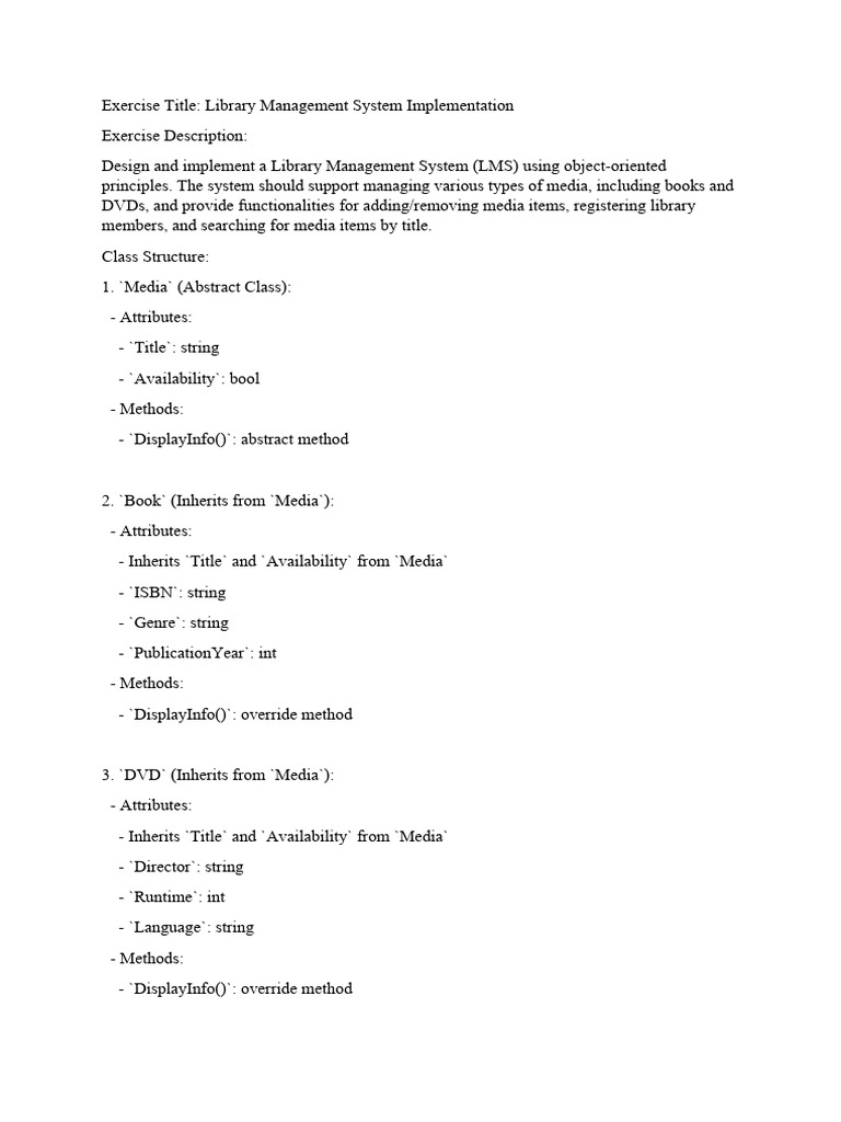 Td2 Pdf Method Computer Programming Class Computer Programming 8549