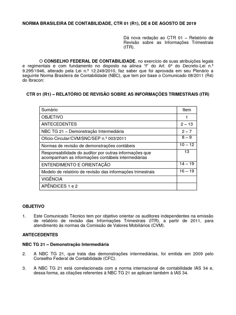 CTR Consolidado | PDF | Contabilidade | Relatório anual