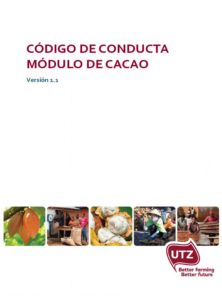 ES UTZ Cocoa-Module v1.1. 2015 | PDF