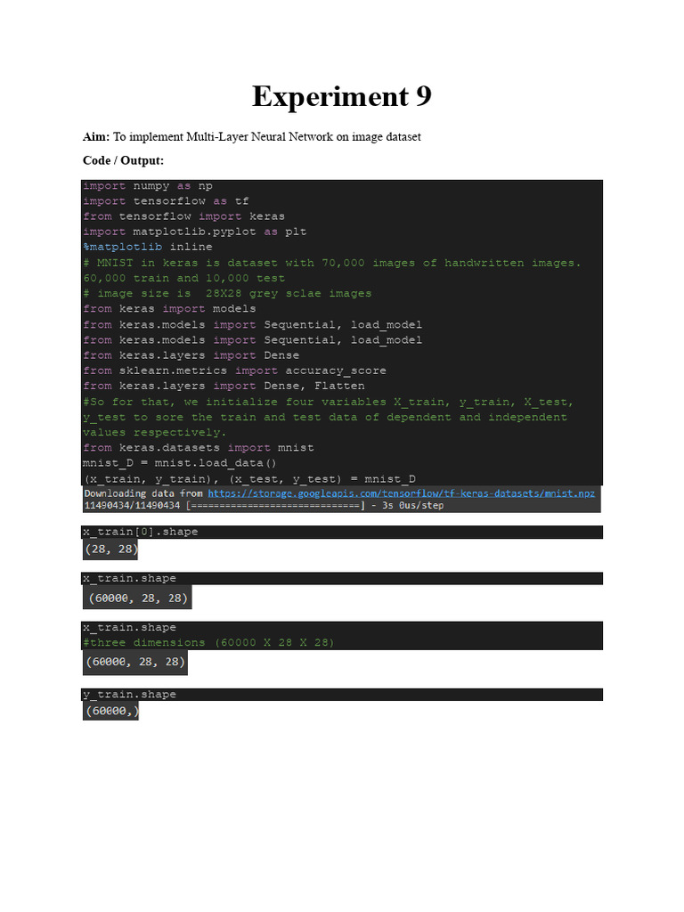 ML Exp9 | Download Free PDF | Algorithms And Data Structures | Machine Learning