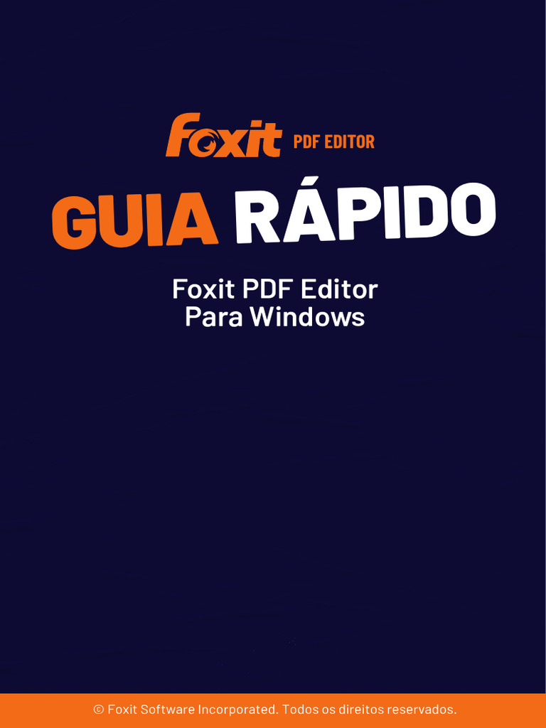 Foxit PDF Editor - Quick Guide | PDF | Plug-in (informática) | Janela ... Foxit PDF Editor - Quick Guide | PDF | Plug-in (informática) | Janela ...