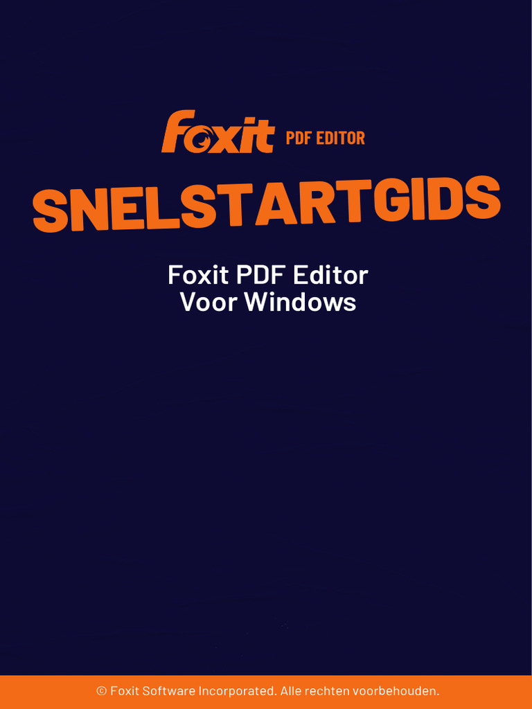 Foxit PDF Editor - Quick Guide | PDF