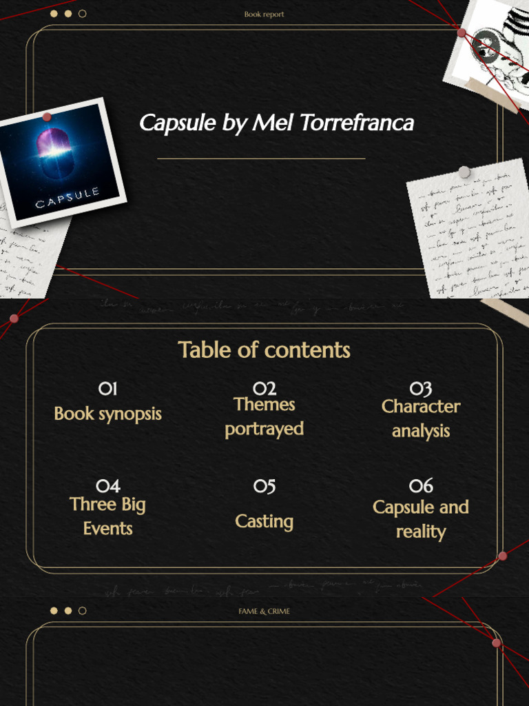 Book Report - Capsule | PDF