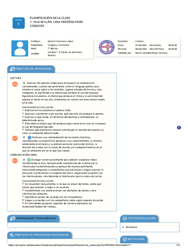 Clase 1 Unidad 1 7mo | PDF | Artes del Lenguaje y Comunicación ...