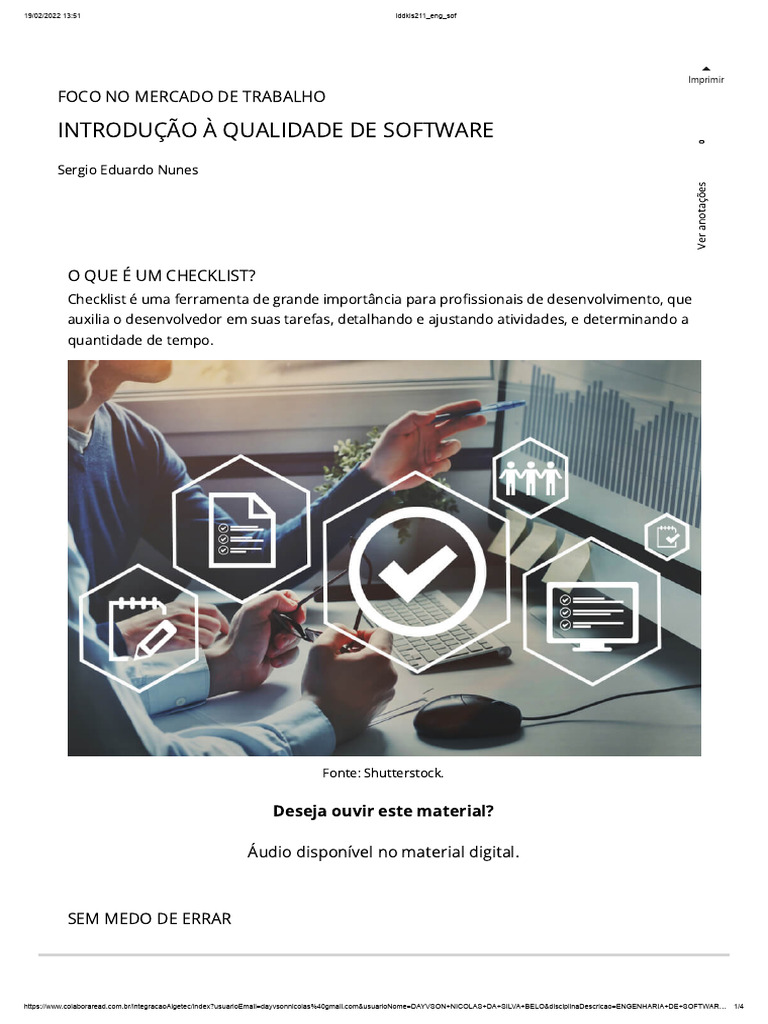 2 - Foco No Mercado de Trabalho | PDF | Qualidade de Software | Informática