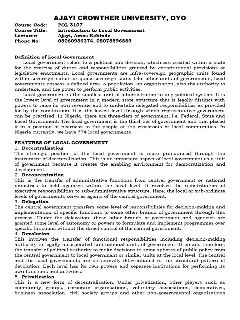 Intro To Local Government | PDF | Taxes | Value Added Tax