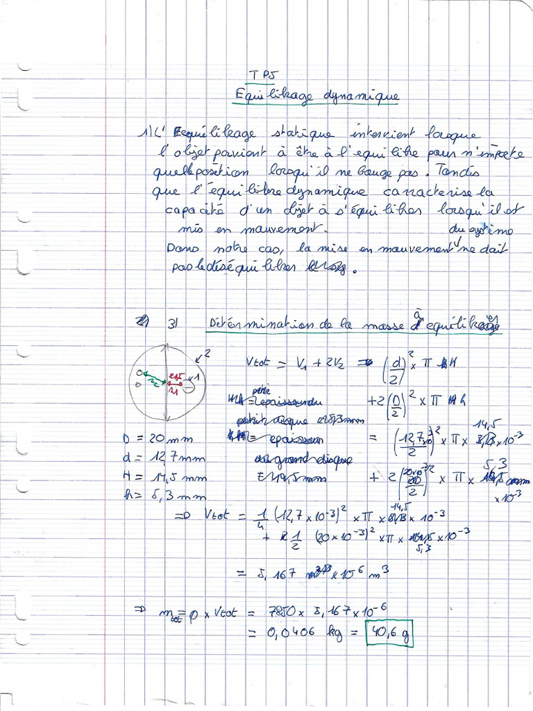 TP5 Dynamique | PDF