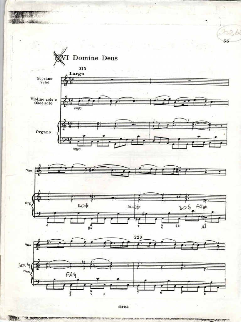 Vivaldi Domine Deus | PDF