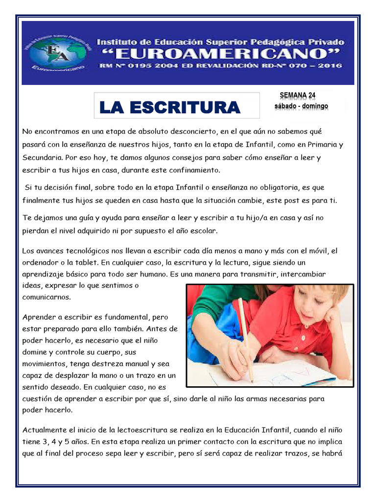 Lecto Escritura - Lectura Ii | Descargar gratis PDF | Aprendizaje
