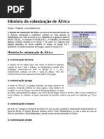 Cartografia Histórica Da África - Mapa Cor de Rosa 2020 | PDF