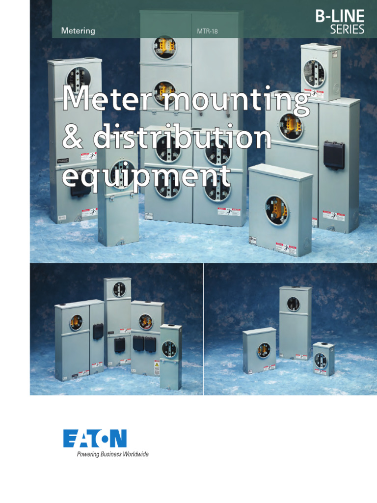 MTR Catalog Meter Mounting Distribution Equipment | PDF | Electrical ...