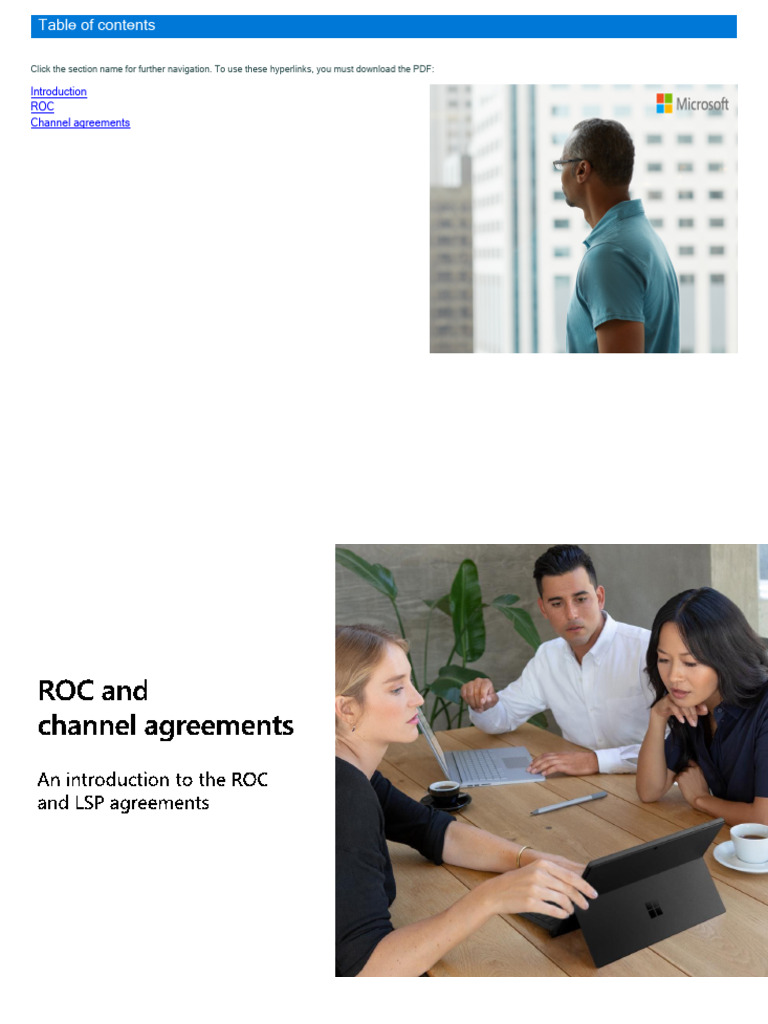 ROC and Channel Contracts | PDF | Invoice | Microsoft