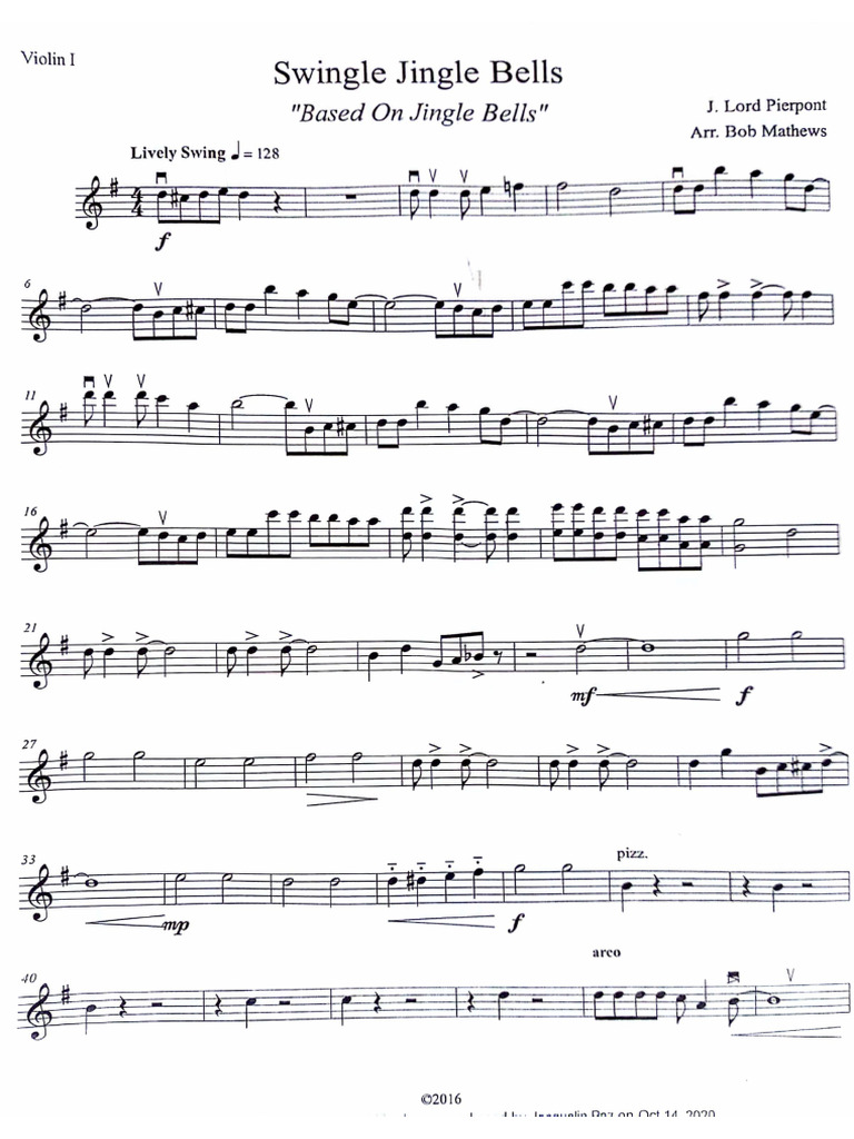 Swingle Jingle Bells | PDF
