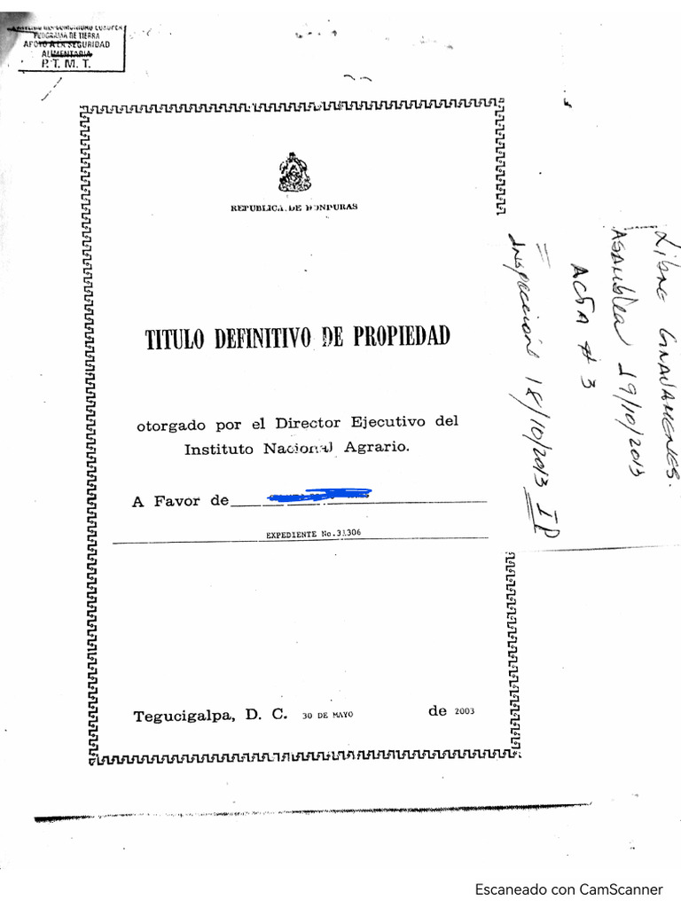 TITULO DEFINITIVO DE PROPIEDAD | PDF TITULO DEFINITIVO DE PROPIEDAD | PDF