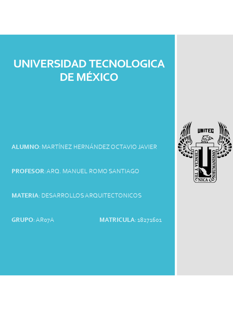 AV MEXICO - COL HIPODROMO - MTZ HDZ OCTAVIO J | PDF | lago | México