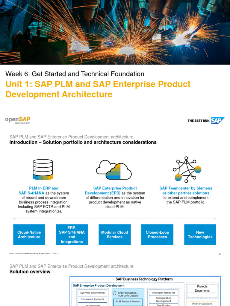 SAP PLM & EPD Architecture Guide | PDF | Product Lifecycle | Cloud Computing