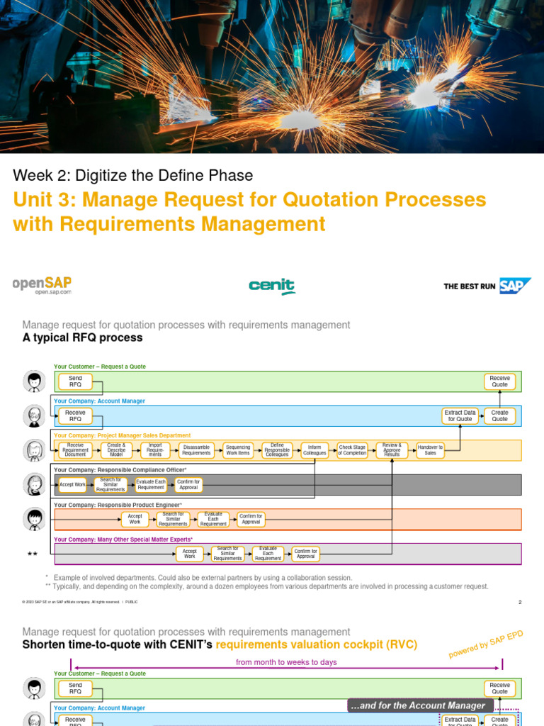 openSAP_plm1-1_Week_2_Unit_3_RFQRM_Presentation | PDF | Computing | Information Technology