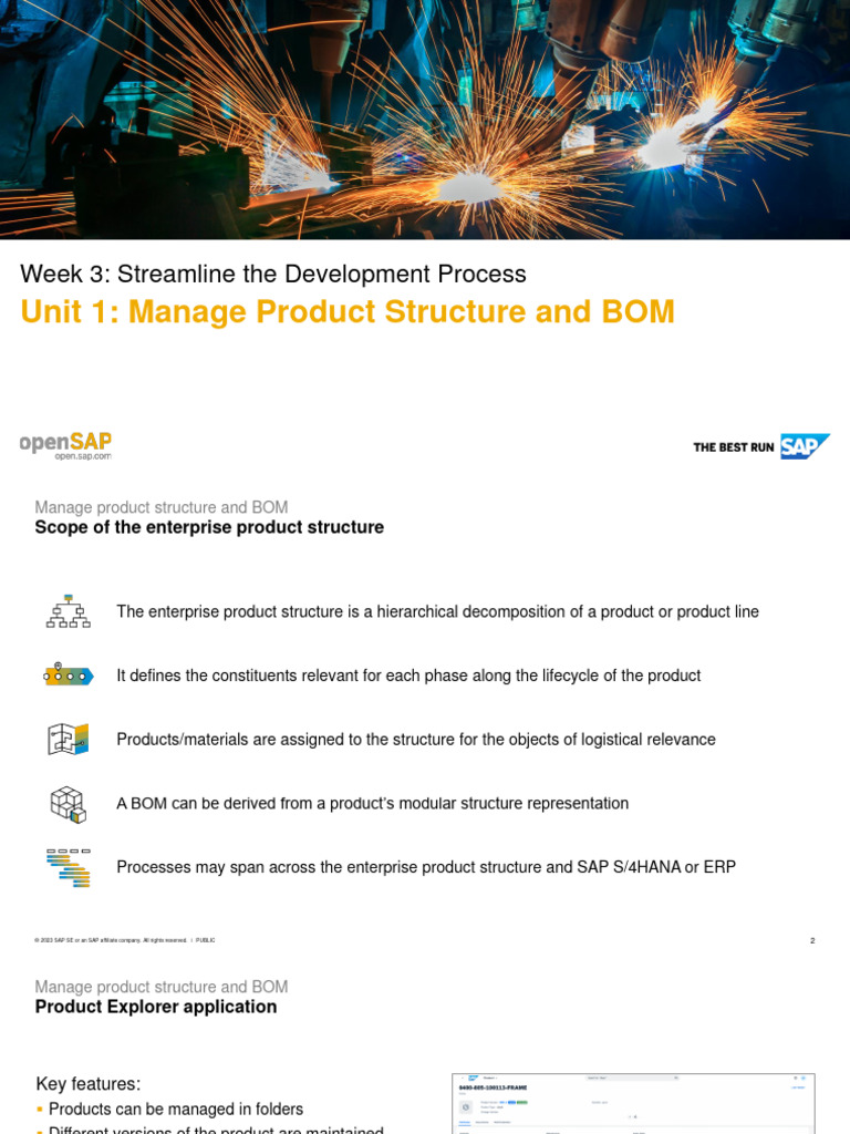 OpenSAP Plm1-1 Week 3 All Slides | PDF | Product Lifecycle | Systems Engineering
