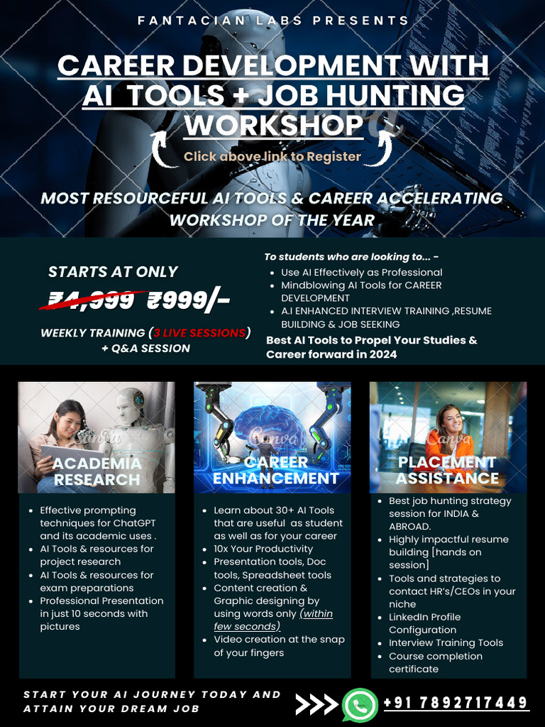 AI Tools + Job Hunting Mini Course | PDF