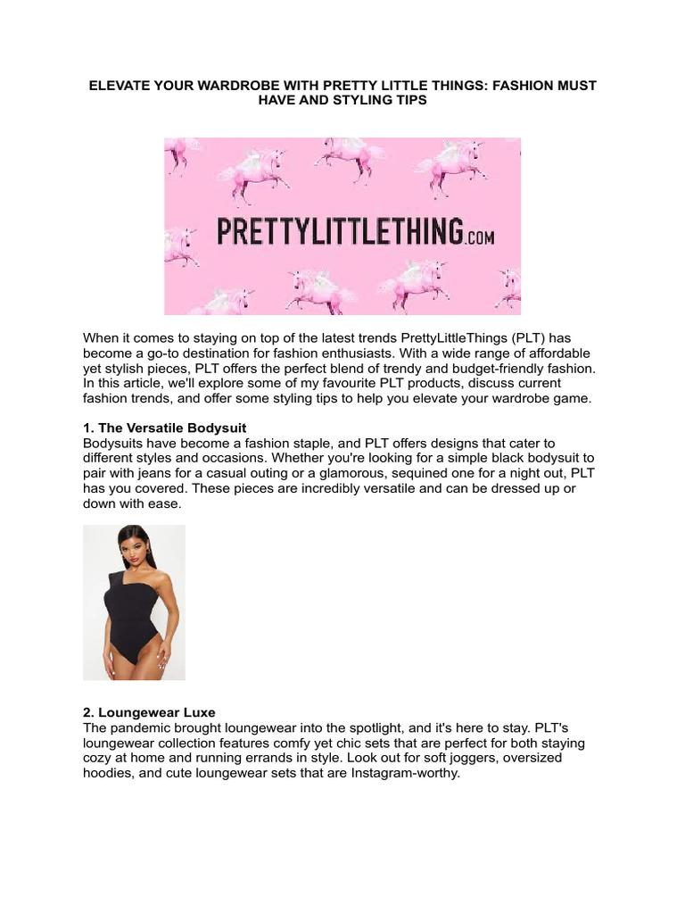 PLT Blog | Download Free PDF | Fashion | Clothing