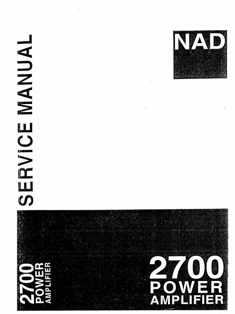 Hfe Nad 2700 Schematics | PDF