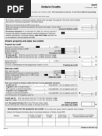 Ontario Tax Calculation Form ON428 | PDF | Taxes | Income