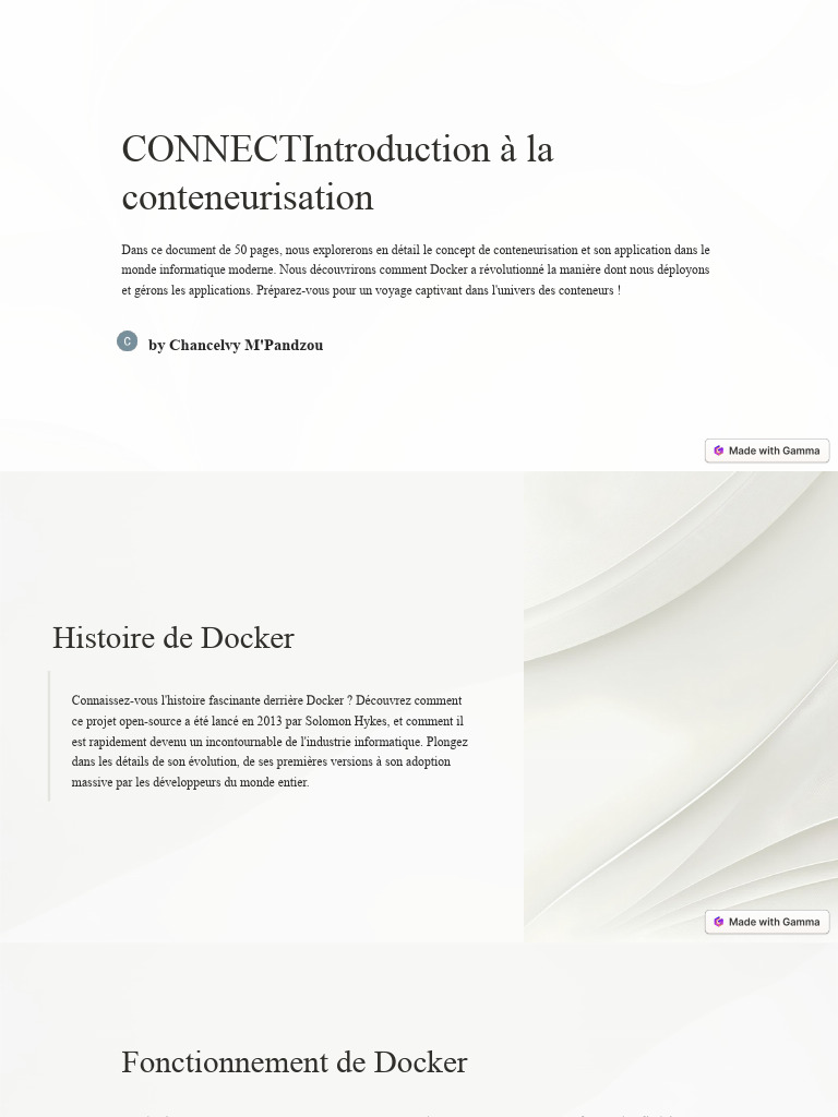 Introduction à la conteneurisation avec Docker | PDF | Application | Génie logiciel