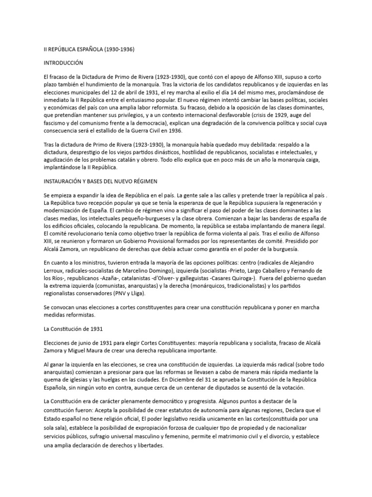 2REP | PDF | guerra civil Española | Ciencias Políticas