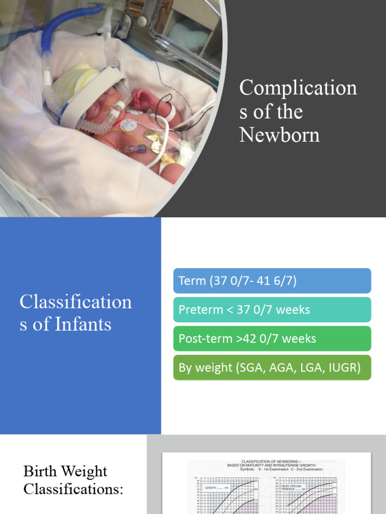 Newborn Classification and Complications | PDF | Preterm Birth | Diseases And Disorders