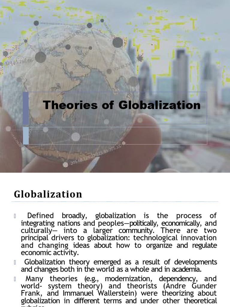 Theories of Globalization.pdf | PDF | Neoliberalism | Globalization