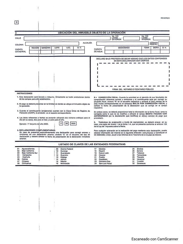 Formato Isr Reverso | PDF