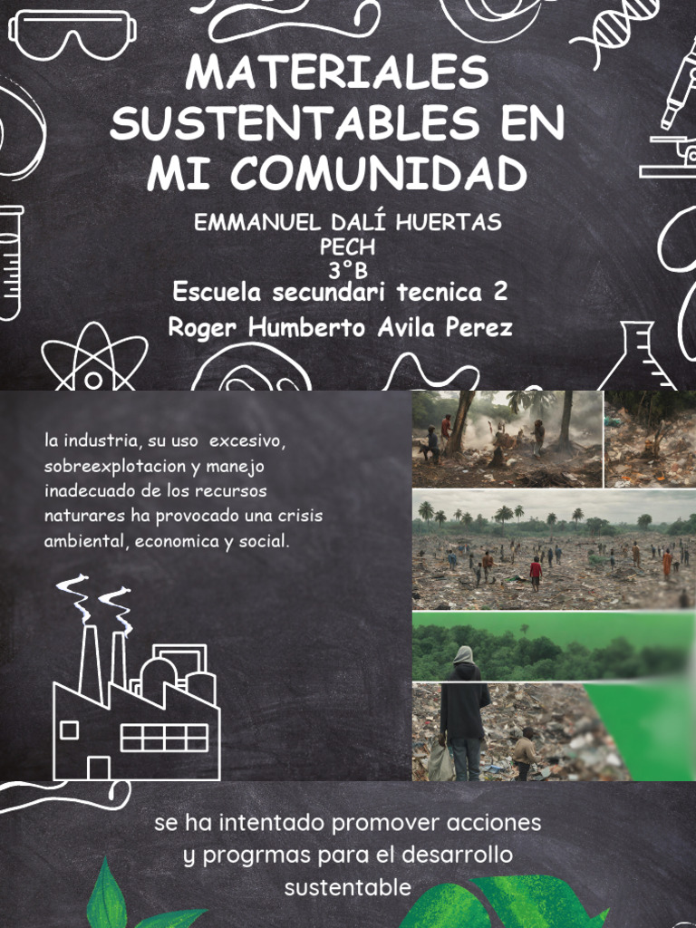 Materiales Sustentables En Mi Comunidad Pdf Sustentabilidad