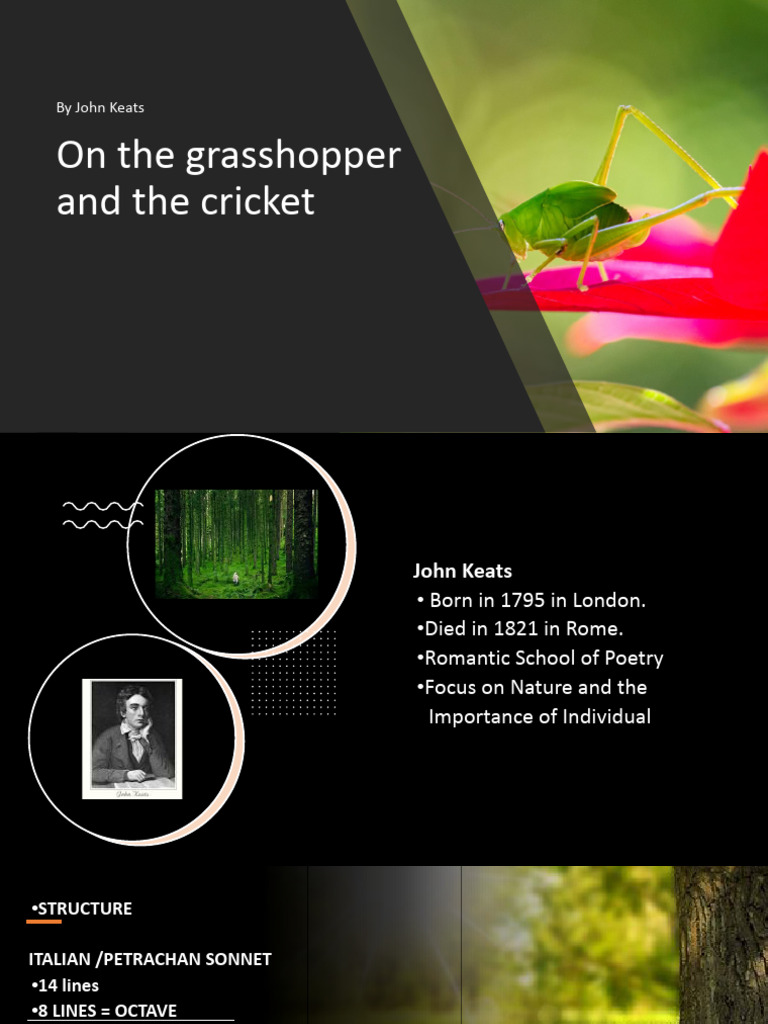 On The Grasshopper and The Cricket FINAL | PDF | Poetry