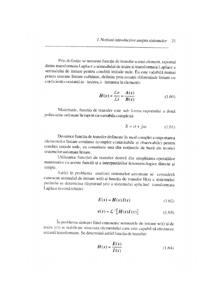 Curs 3 Functia de Transfer | PDF