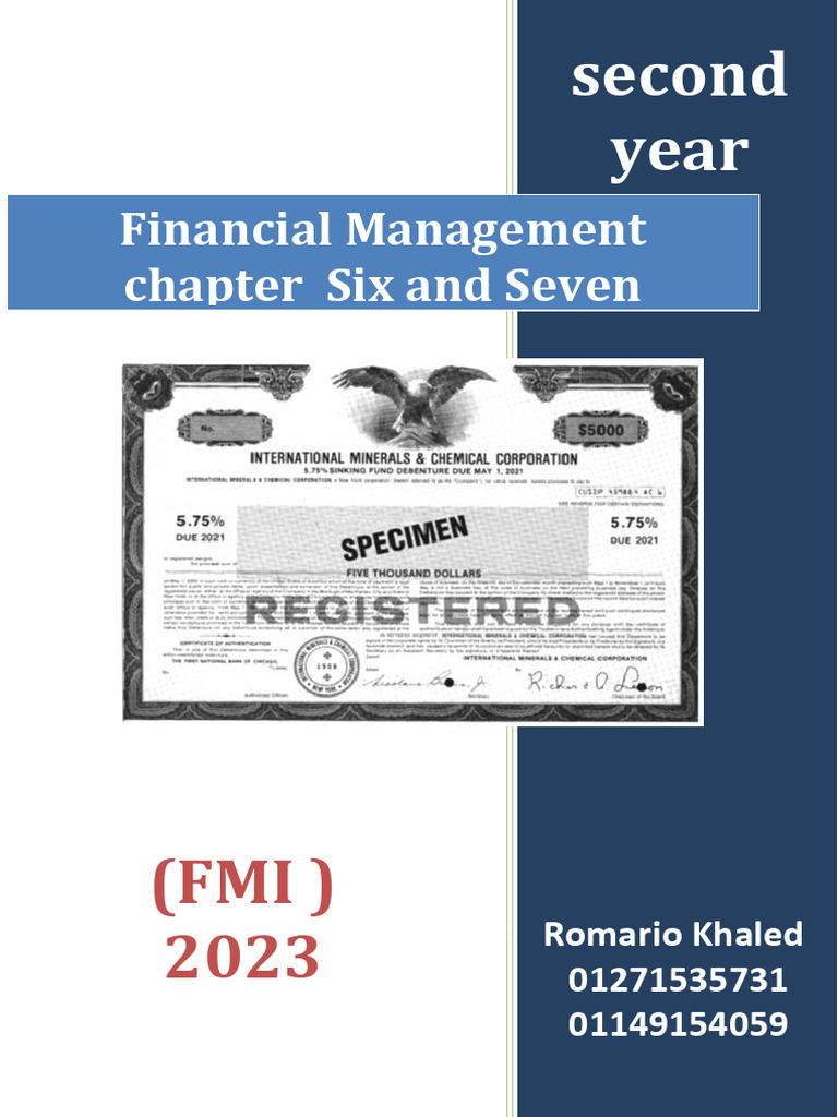 Chapter 6 & 7 | PDF | Bonds (Finance) | Discounted Cash Flow
